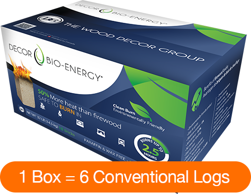 Boxed Firewood BioBricks (8 Bricks) – Smart Lite Fire